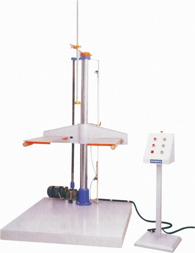 Single Arm Drop Test Machine / Free Fall Drop Tester For Packaged Freight
